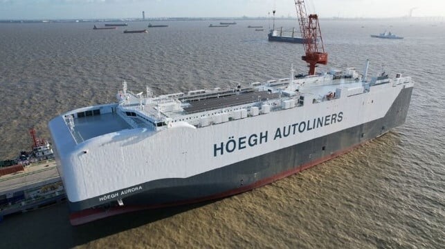 Largest and Greenest Car Carrier Delivery to Hoegh Largest and Greenest Car Carrier Delivery to Hoegh