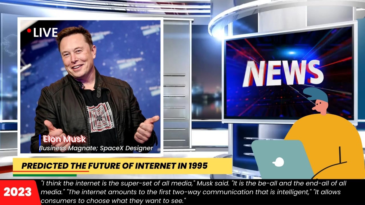 Elon Musk Predicted the Future of the Internet in 1998 Elon Musk Predicted the Future of the Internet in 1998