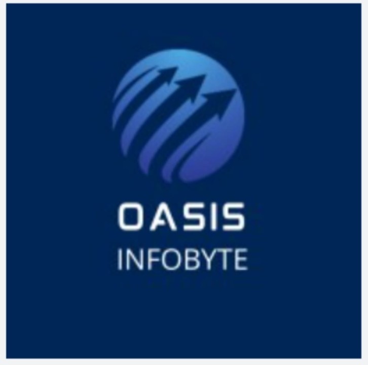 Blog on journey with Oasis Infobyte Blog on journey with Oasis Infobyte