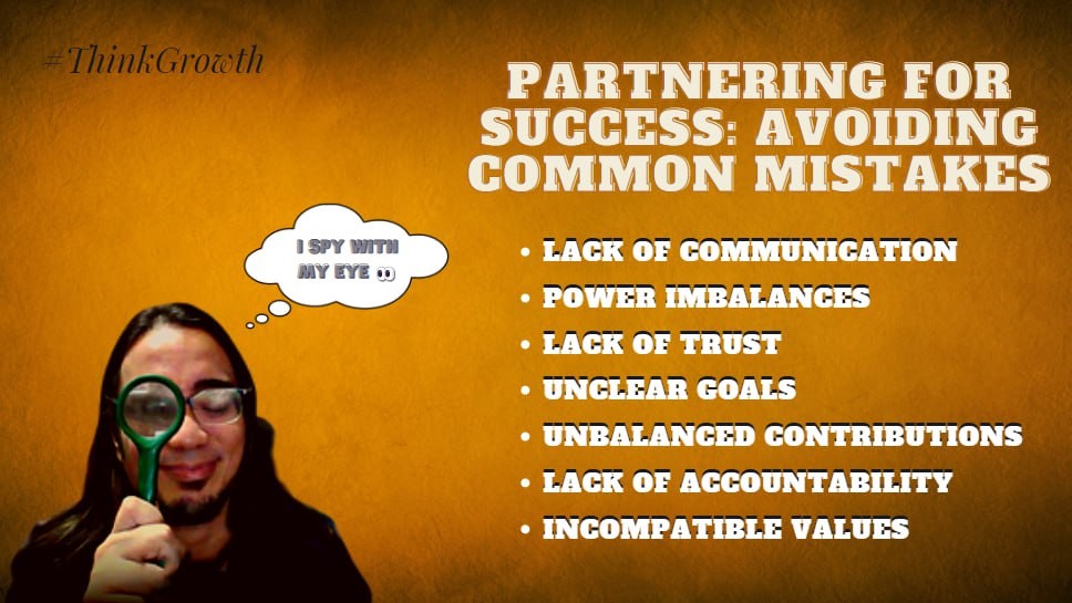 Partnering for Success: Avoiding Common Mistakes Partnering for Success: Avoiding Common Mistakes