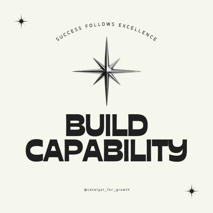 Capability Building - Key to Unlocking Excellence Capability Building - Key to Unlocking Excellence