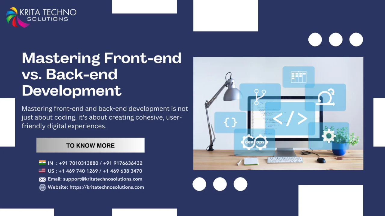 Mastering Front-end vs. Back-end Development Mastering Front-end vs. Back-end Development