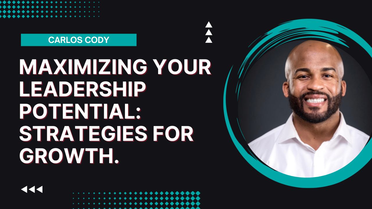 Maximizing Your Leadership Potential: Strategies for Growth Maximizing Your Leadership Potential: Strategies for Growth