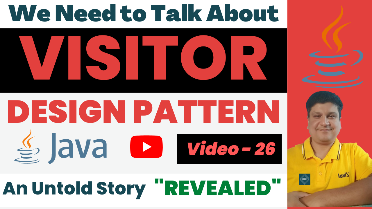Visitor Design Pattern Tutorial with Java Coding Example for Beginners ... Visitor Design Pattern Tutorial with Java Coding Example for Beginners ...