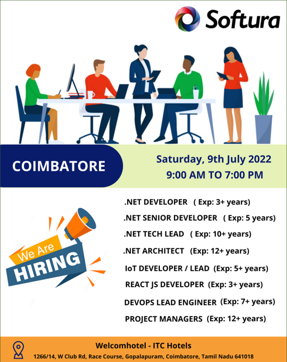 Coimbatore direct drive interview for multiple position Coimbatore direct drive interview for multiple position