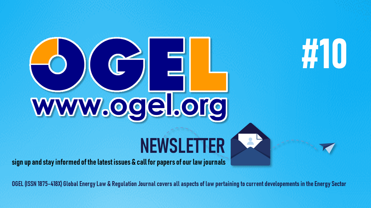 OGEL Energy Law Journal - Advance Publication 2023 (1) OGEL Energy Law Journal - Advance Publication 2023 (1)