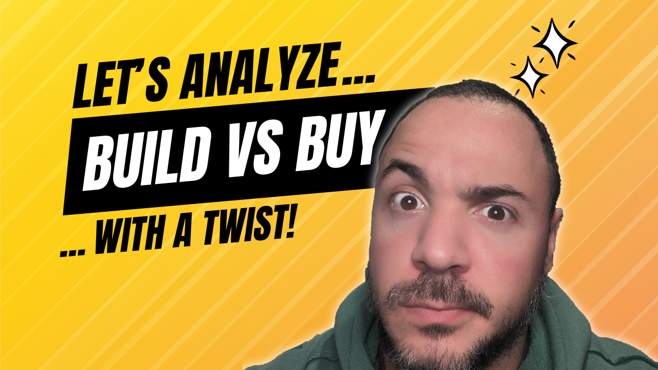 Build Vs Buy: The Age-Old Dev Debate - Dev Leader Weekly 51 Build Vs Buy: The Age-Old Dev Debate - Dev Leader Weekly 51