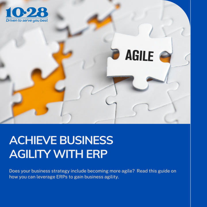 Achieving Business Agility with ERP Achieving Business Agility with ERP