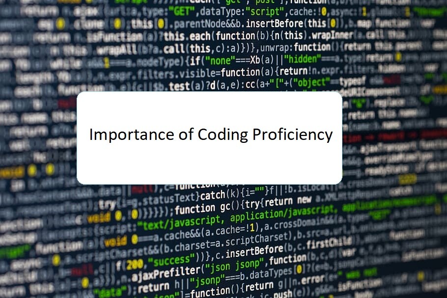 Importance of Coding Proficiency Importance of Coding Proficiency