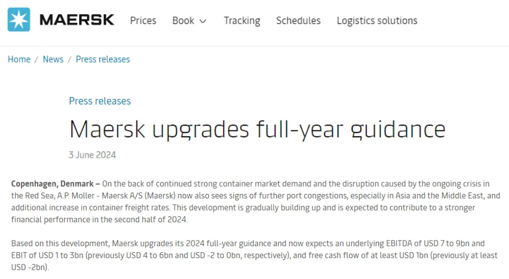 Freight rates rise + port congestion intensifies, Maersk raises full ... Freight rates rise + port congestion intensifies, Maersk raises full ...