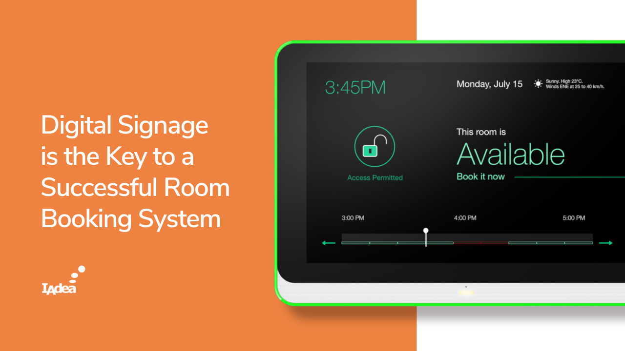 Digital Signage is the Key to a Successful Room Booking System Digital Signage is the Key to a Successful Room Booking System