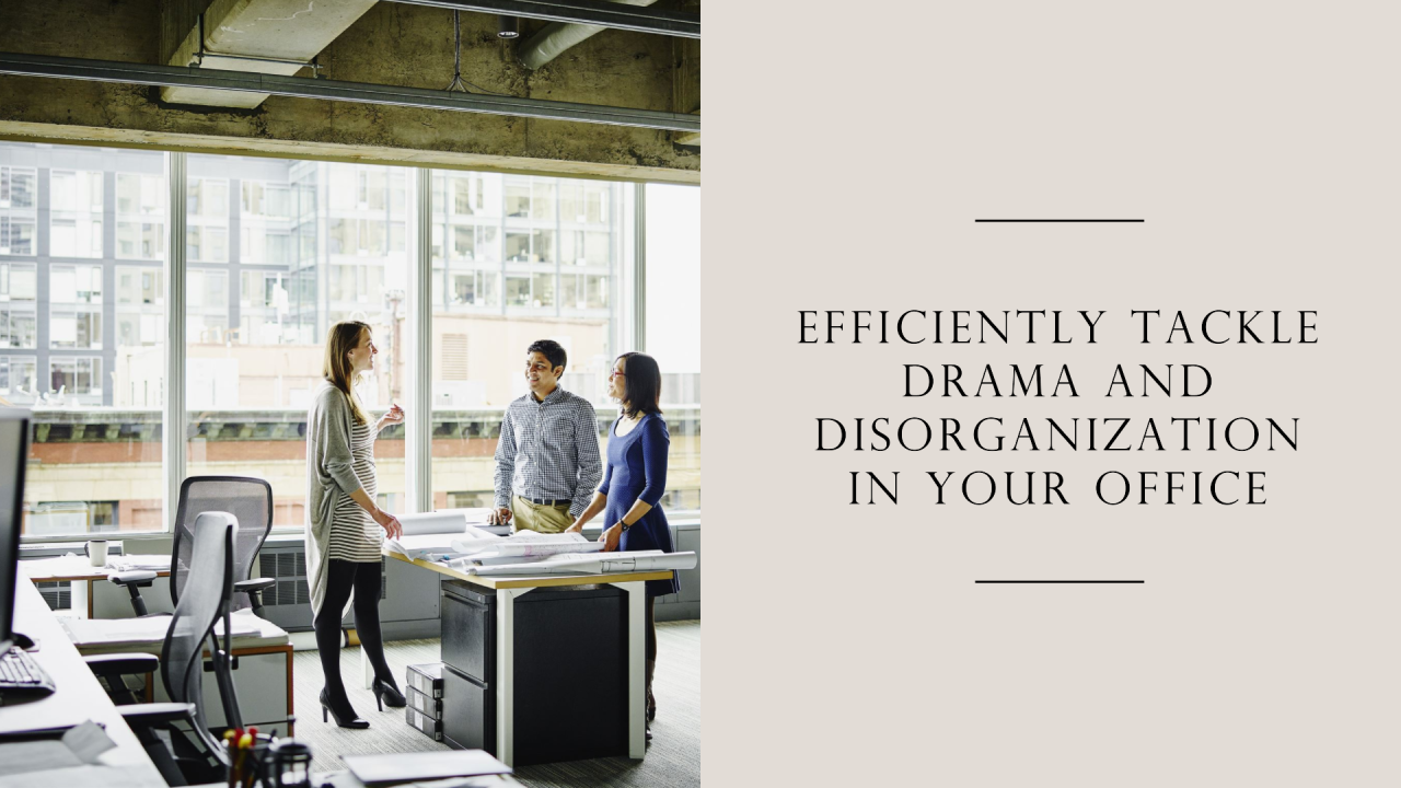 The Foundation of Efficiency: Tackling Drama and Disorganization in ... The Foundation of Efficiency: Tackling Drama and Disorganization in ...