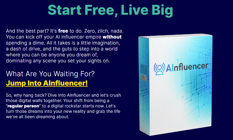 The Ultimate Game Changer: AInfluencer! The Ultimate Game Changer: AInfluencer!