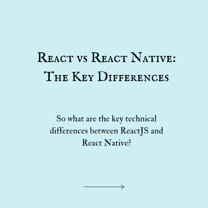 Delogico Systems on LinkedIn: React vs React Native Delogico Systems on LinkedIn: React vs React Native