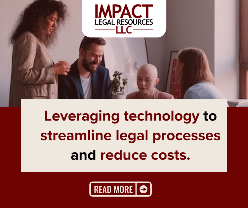 Leveraging Technology to Streamline Legal Processes and Reduce Costs. Leveraging Technology to Streamline Legal Processes and Reduce Costs.