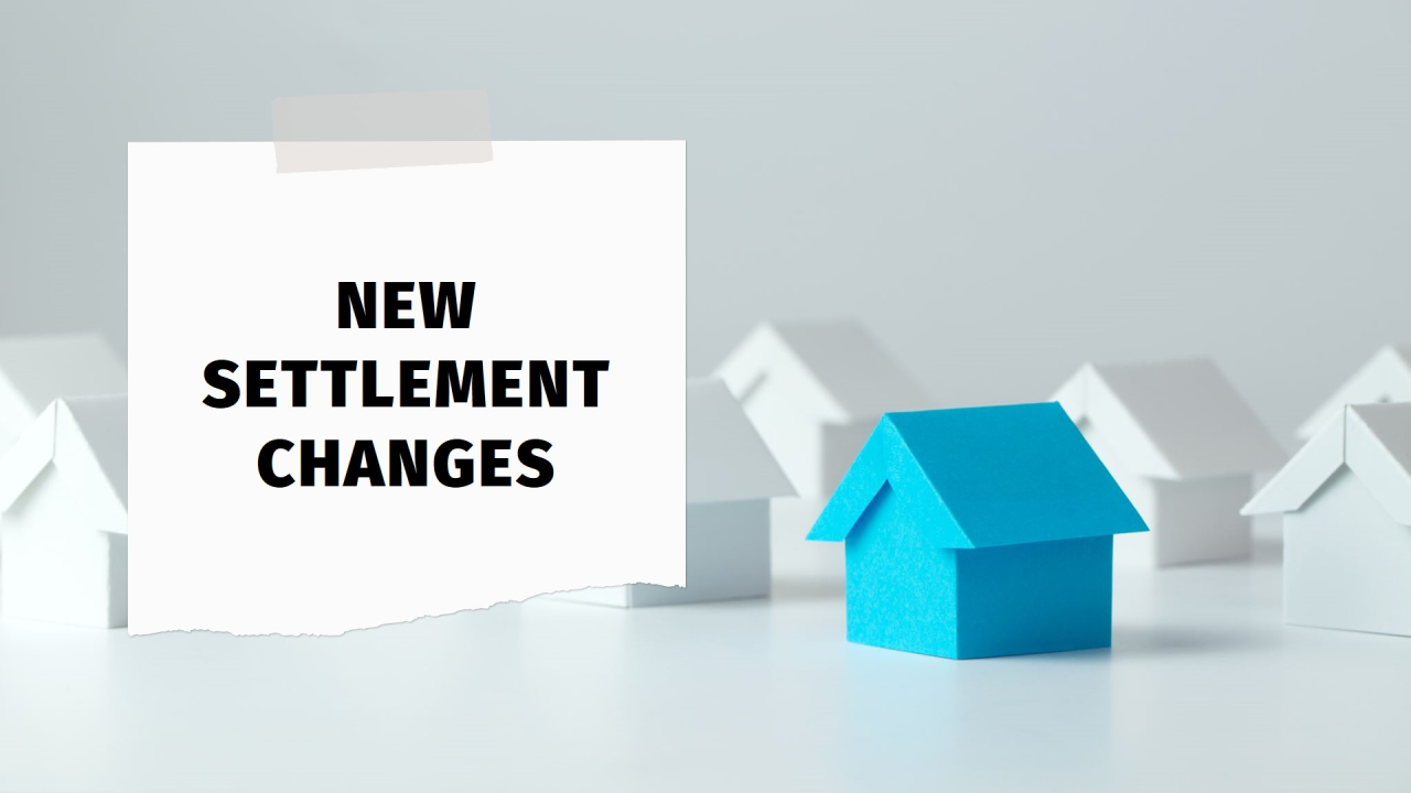 NAR SETTLEMENT CHANGES NAR SETTLEMENT CHANGES