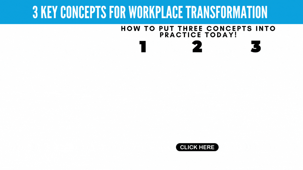 3 Key Concepts for Workplace Transformation 3 Key Concepts for Workplace Transformation
