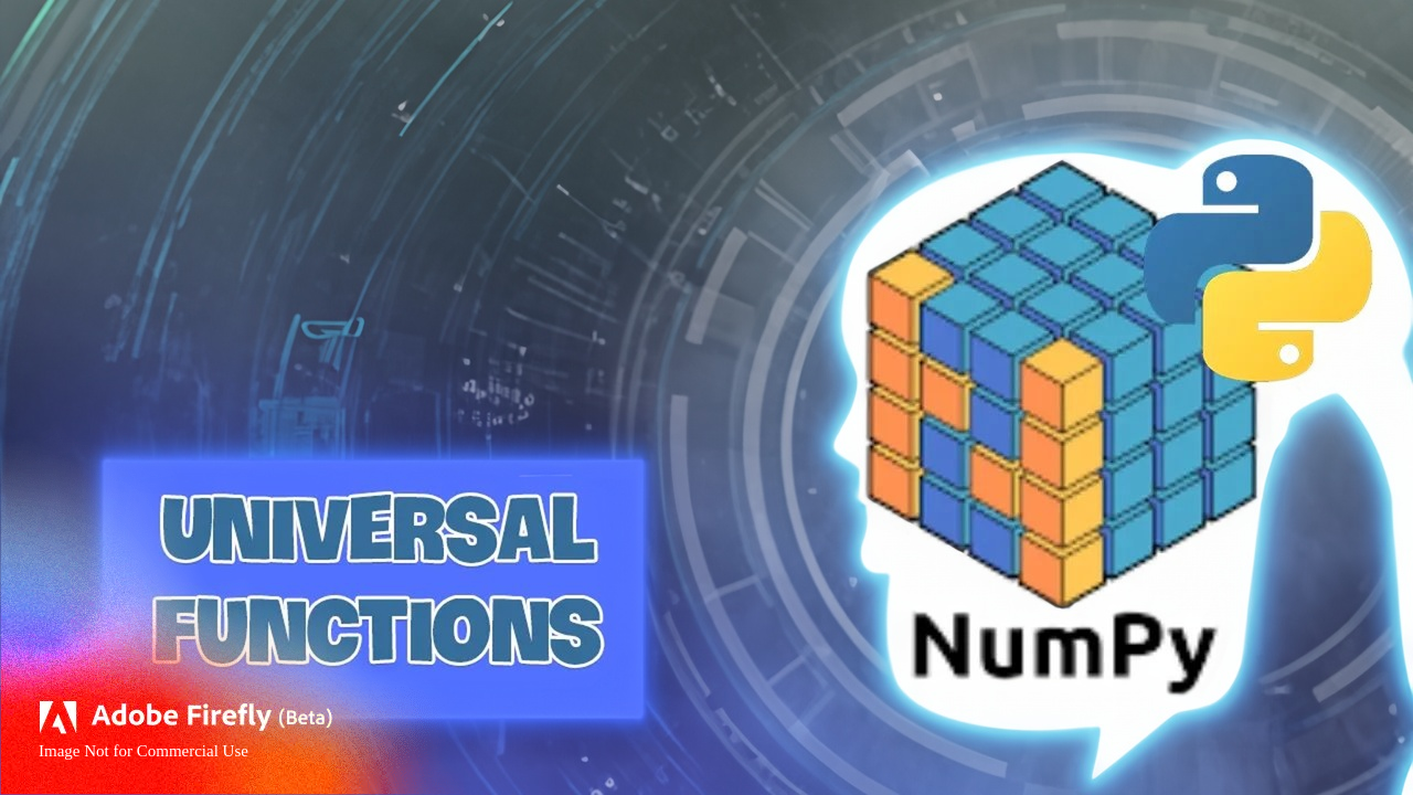 Universal Functions-NumPy-Python Universal Functions-NumPy-Python