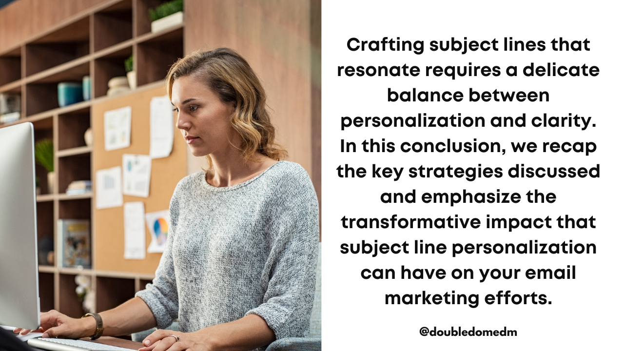 The Power of Subject Line Personalization: Unlocking the Potential for ... The Power of Subject Line Personalization: Unlocking the Potential for ...