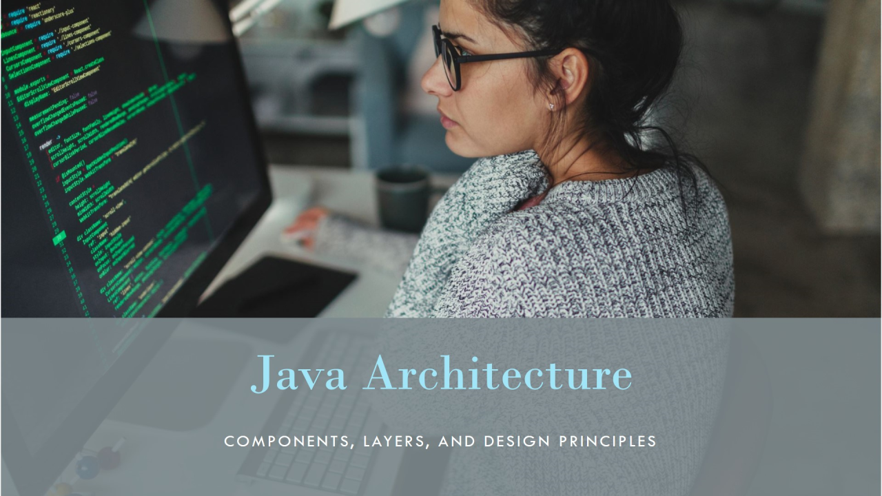 Understanding Java Architecture: Components, Layers, and Design Principles Understanding Java Architecture: Components, Layers, and Design Principles