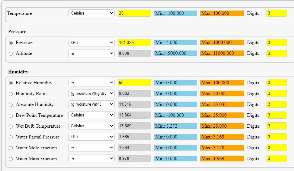 A Powerful Web Application for Psychrometric Calculations A Powerful Web Application for Psychrometric Calculations