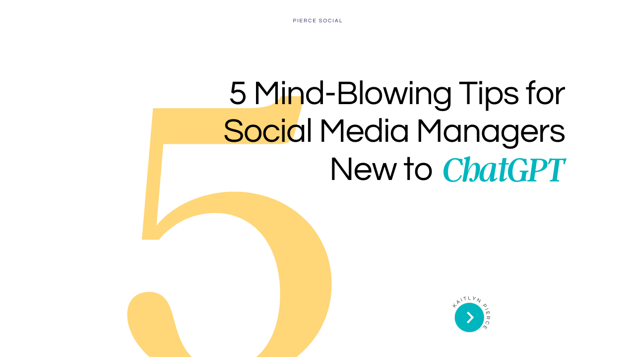 5 Mind-Blowing Tips for Social Media Managers New to ChatGPT 5 Mind-Blowing Tips for Social Media Managers New to ChatGPT