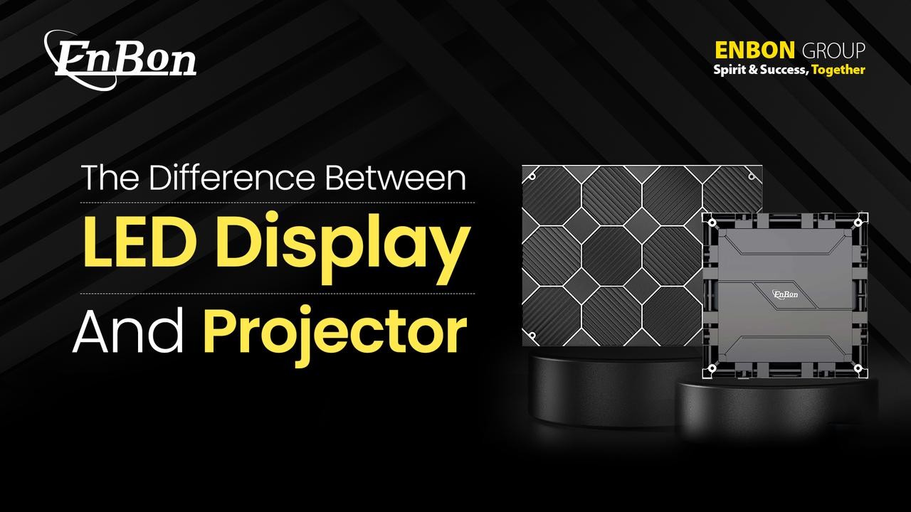 The difference between LED display and projector The difference between LED display and projector