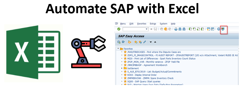 Automate SAP with Excel Automate SAP with Excel