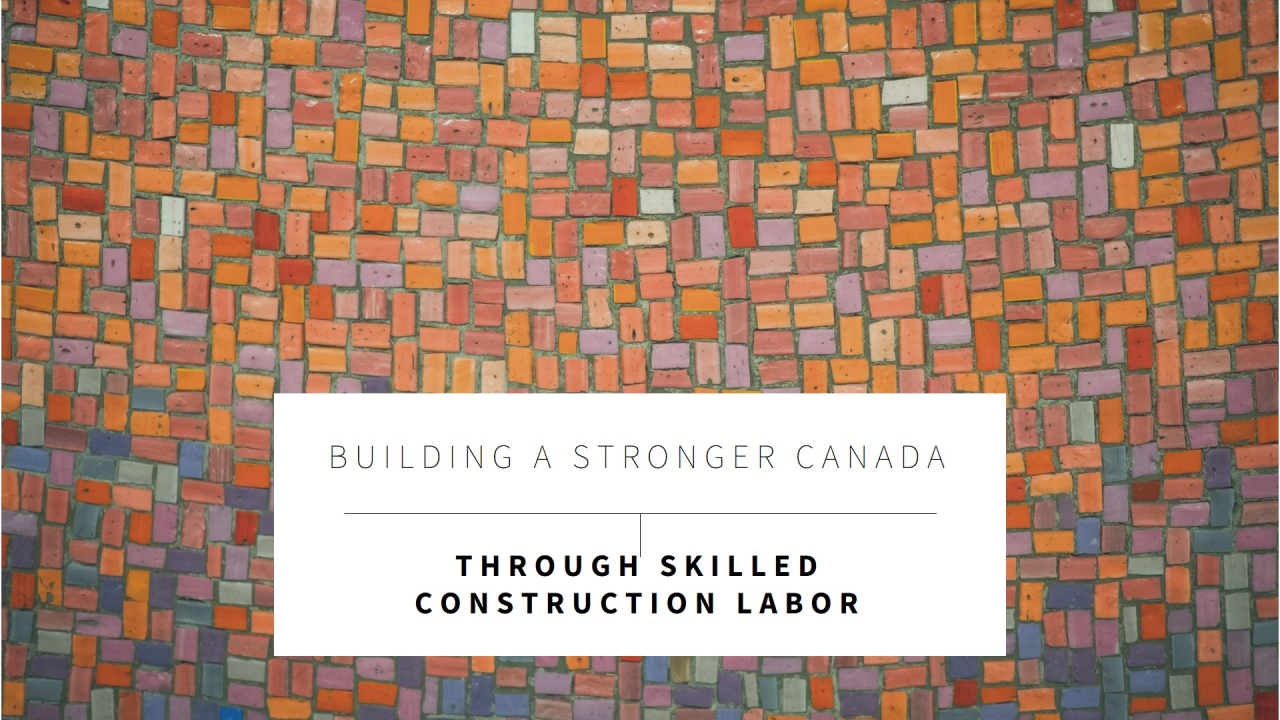 Addressing Canada's Construction Labor Shortage Addressing Canada's Construction Labor Shortage
