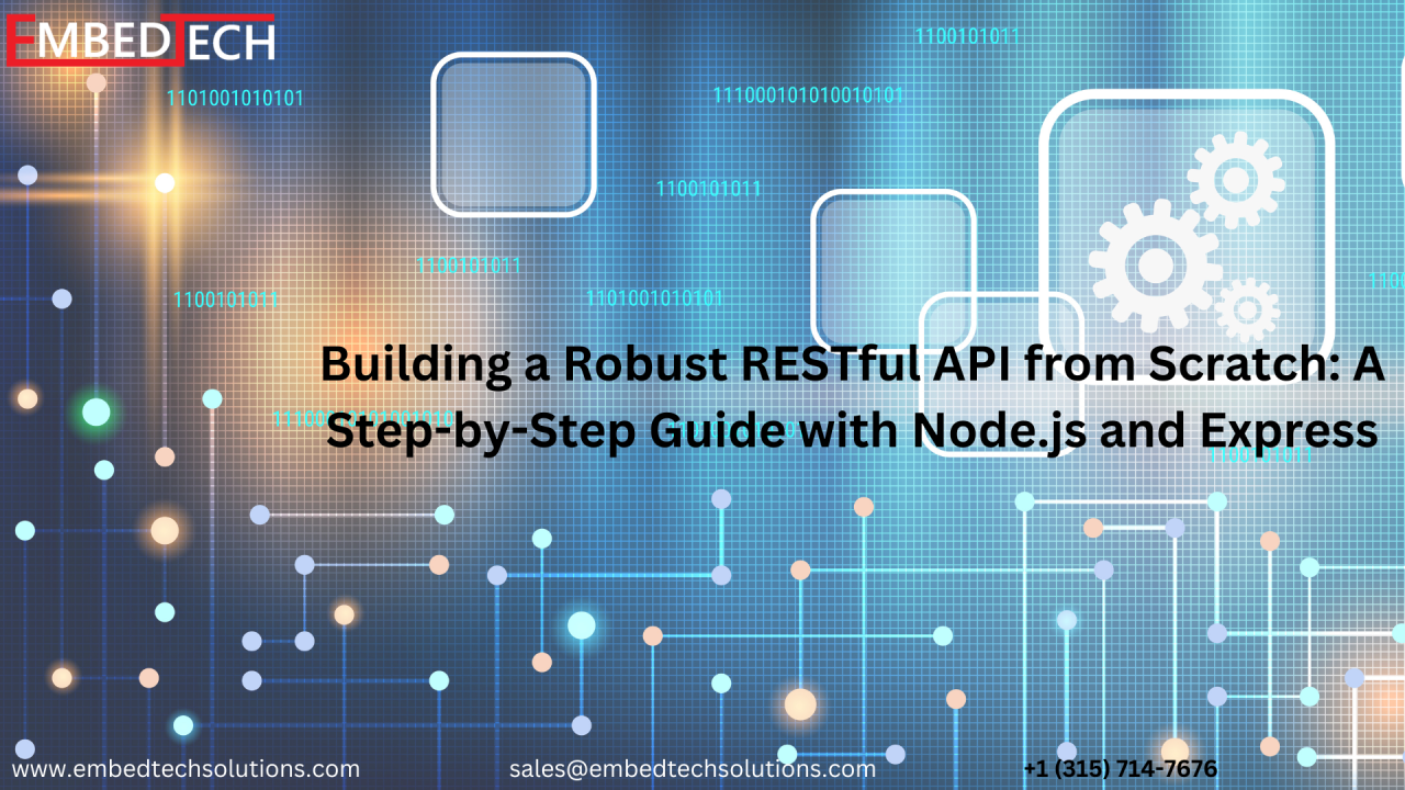 Building a Robust RESTful API from Scratch: A Step-by-Step Guide with ... Building a Robust RESTful API from Scratch: A Step-by-Step Guide with ...