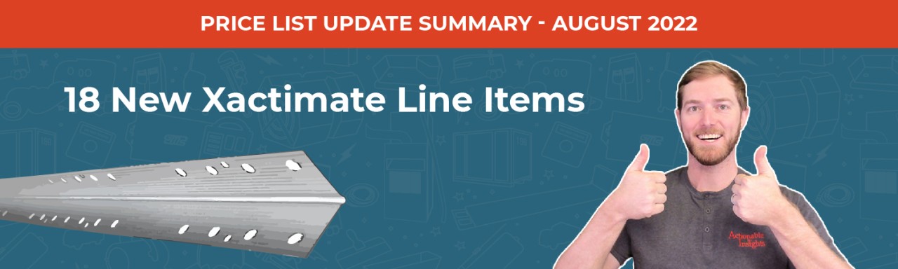 Price List Update Summary - August 2022 Price List Update Summary - August 2022