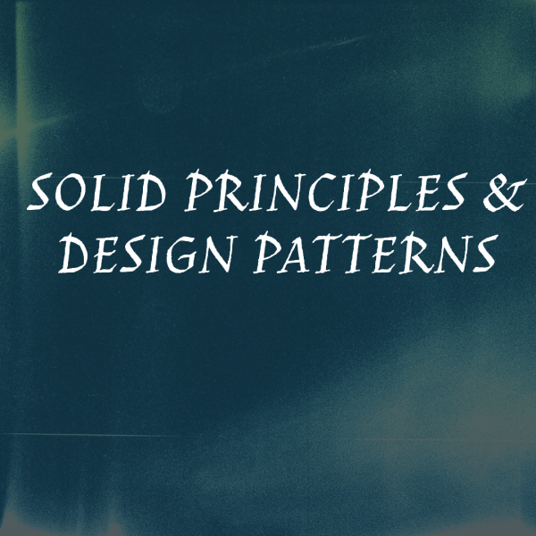 Learn SOLID principles & Design Patterns Learn SOLID principles & Design Patterns