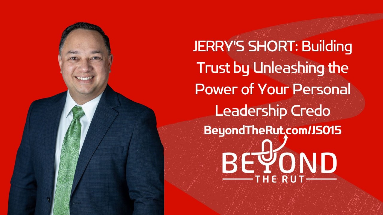Building Trust by Unleashing the Power of Your Personal Leadership Credo Building Trust by Unleashing the Power of Your Personal Leadership Credo