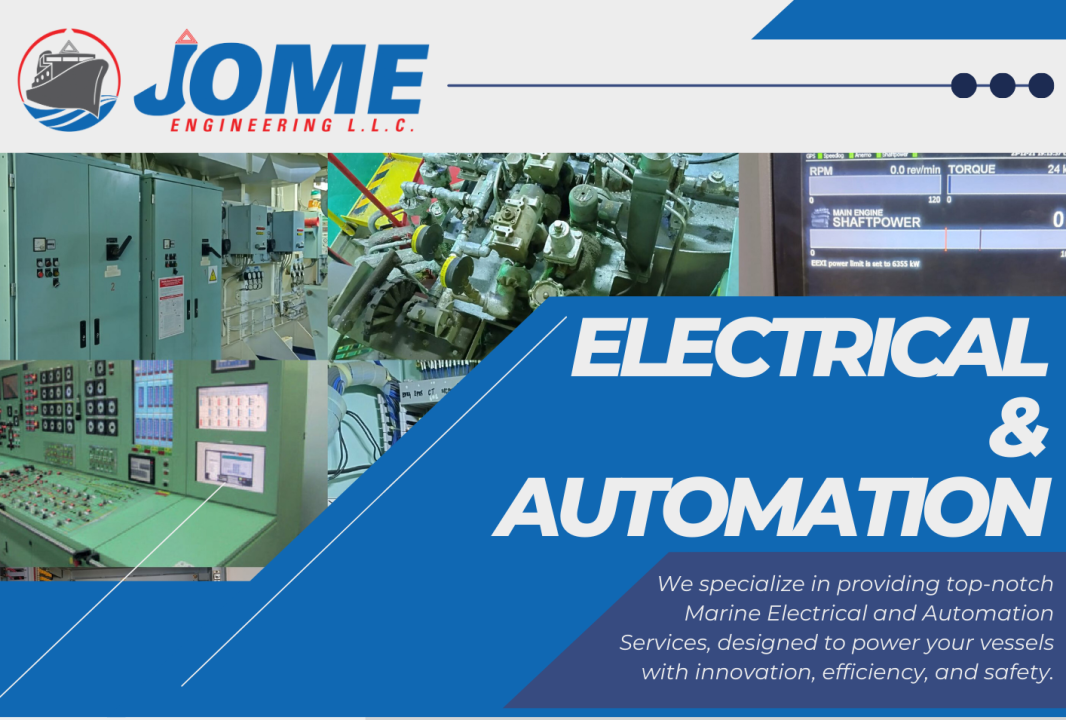JOME | Marine Electrical & Automation Services in UAE JOME | Marine Electrical & Automation Services in UAE