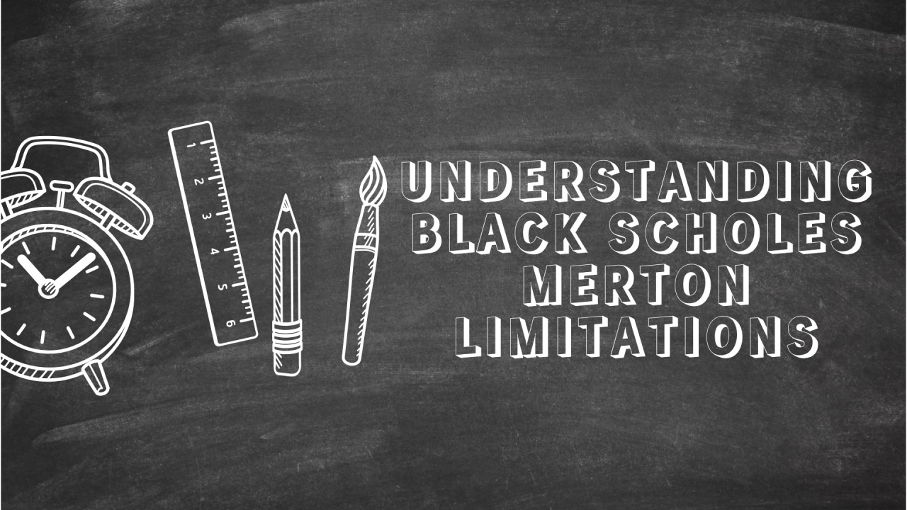 The Limitations of the Black-Scholes-Merton Model in Real-World Options ... The Limitations of the Black-Scholes-Merton Model in Real-World Options ...