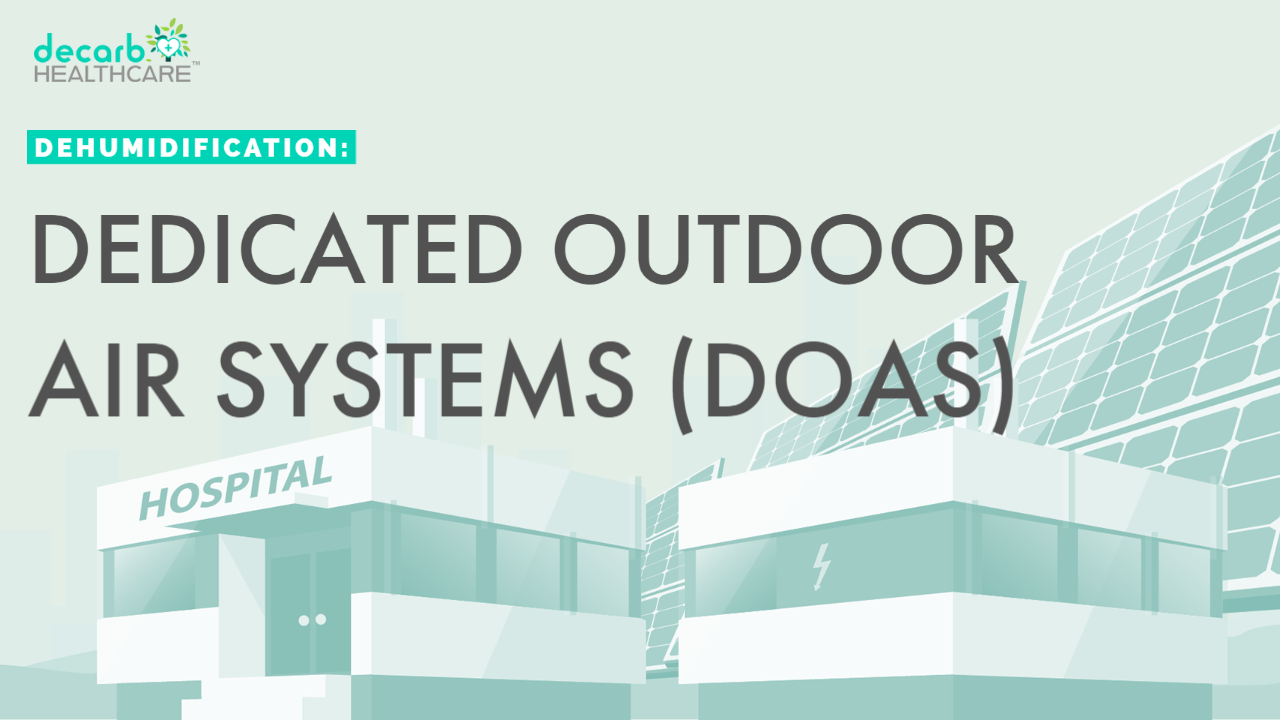 Dehumidification: Dedicated Outdoor Air Systems (DOAS) Dehumidification: Dedicated Outdoor Air Systems (DOAS)