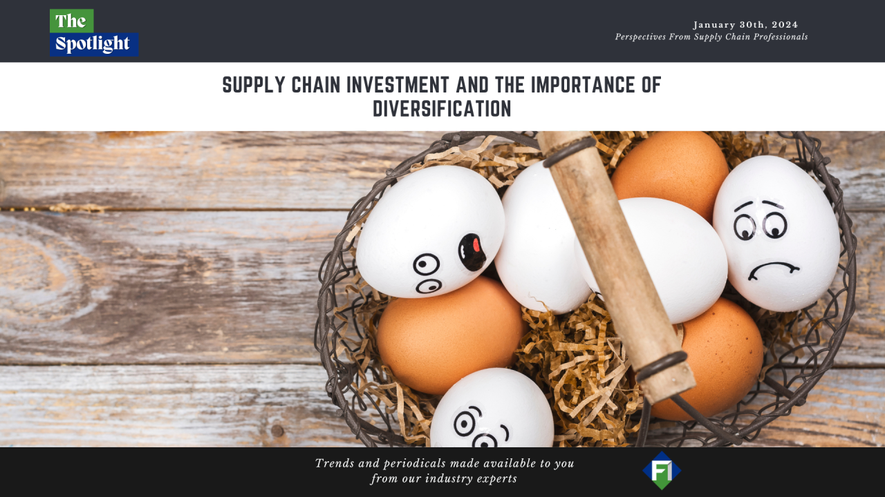 Supply Chain Investment and the Importance of Diversification Supply Chain Investment and the Importance of Diversification