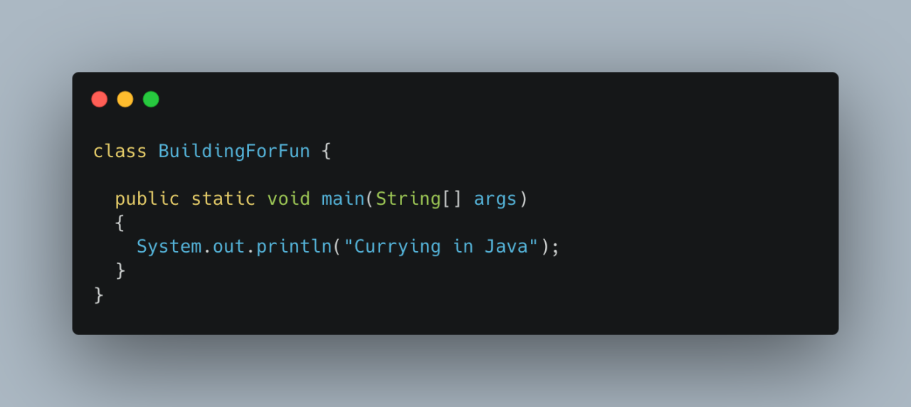 🔹 Quick Byte: Understanding Currying in Java with a Real-Life Example 🔹 🔹 Quick Byte: Understanding Currying in Java with a Real-Life Example 🔹