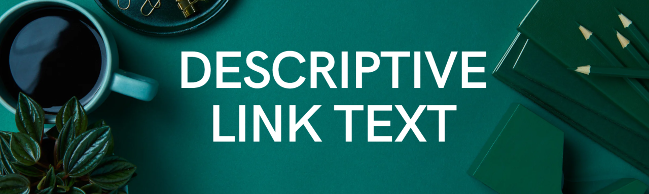 How to add descriptive link text on an article on your WordPress website How to add descriptive link text on an article on your WordPress website