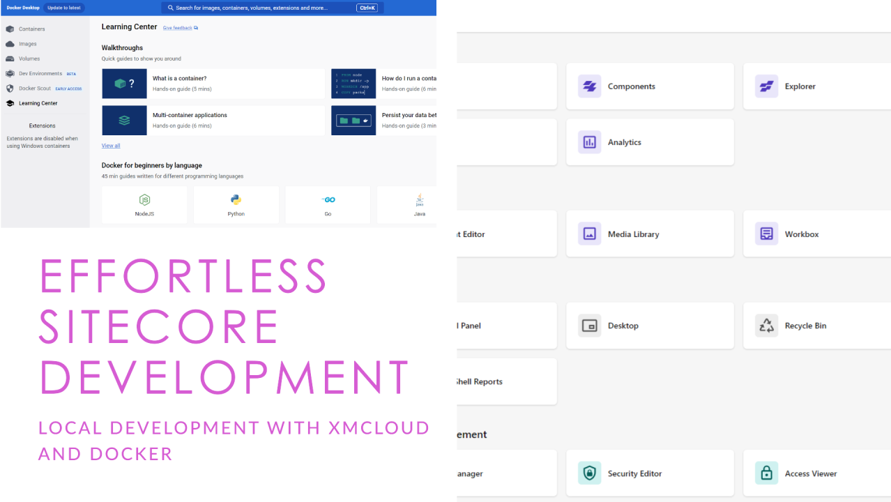 Effortless Sitecore: Local Development with XMCloud and Docker Effortless Sitecore: Local Development with XMCloud and Docker