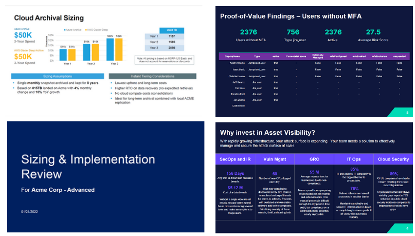 Creating data-driven Sales and Value proposals Creating data-driven Sales and Value proposals