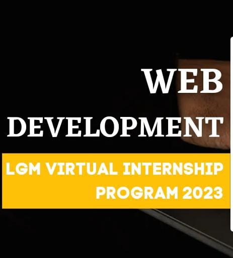 INTERNSHIP EXPERIENCE AT LGMVIP INTERNSHIP EXPERIENCE AT LGMVIP