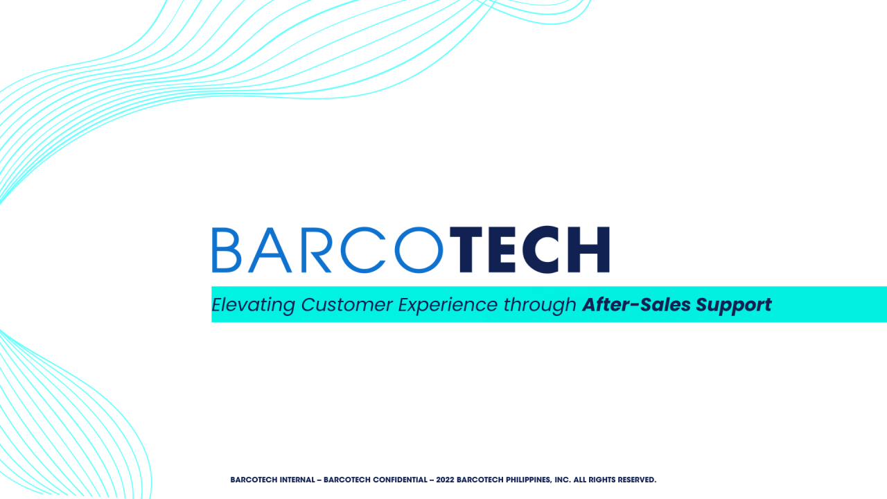 Barcotech: Elevating Customer Experience through After-Sales Support Barcotech: Elevating Customer Experience through After-Sales Support