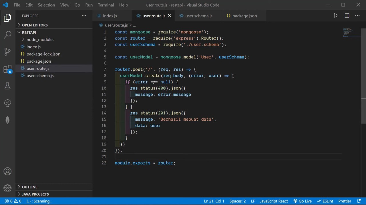 ExpressJS - route.js ExpressJS - route.js