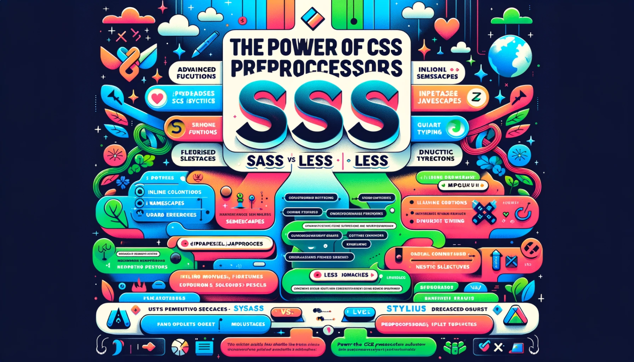 The Power of CSS Preprocessors - Sass vs. Less vs. Stylus The Power of CSS Preprocessors - Sass vs. Less vs. Stylus
