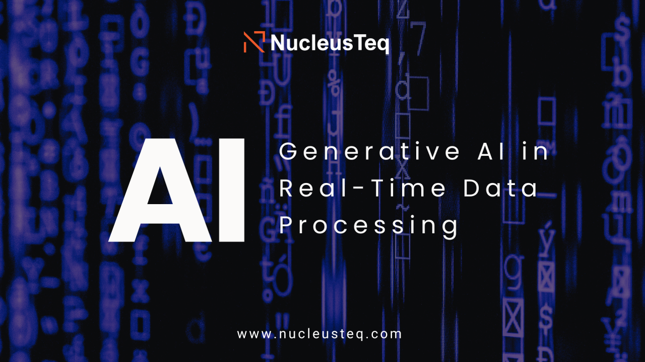 Generative AI in Real-Time Data Processing Generative AI in Real-Time Data Processing