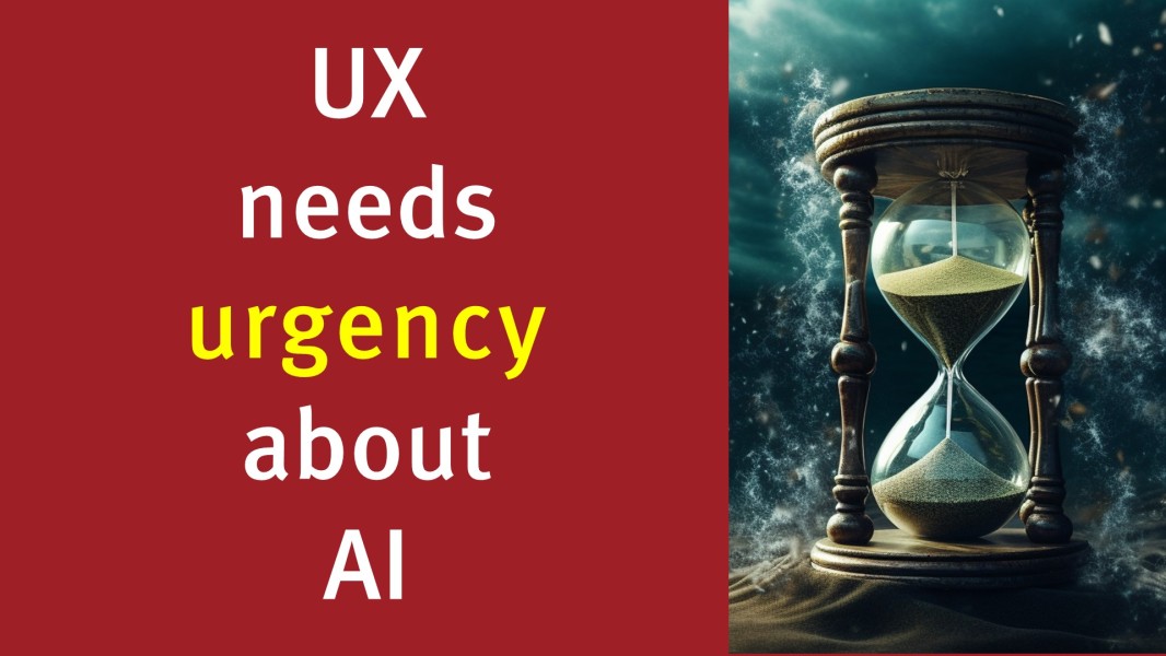 Pranav JOSHI on LinkedIn: UX Needs a Sense of Urgency About AI Pranav JOSHI on LinkedIn: UX Needs a Sense of Urgency About AI