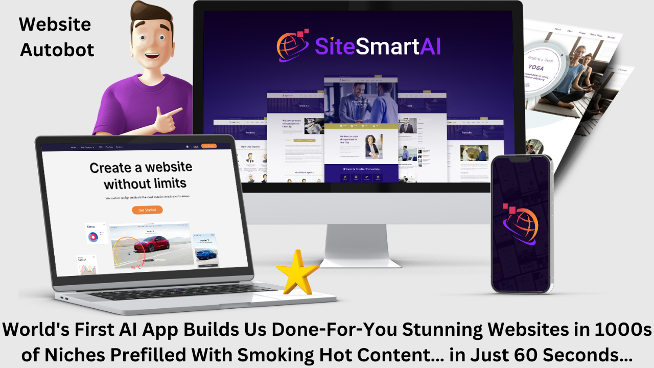 SiteSmart AI review: Build Stunning AI Websites without any skill! SiteSmart AI review: Build Stunning AI Websites without any skill!
