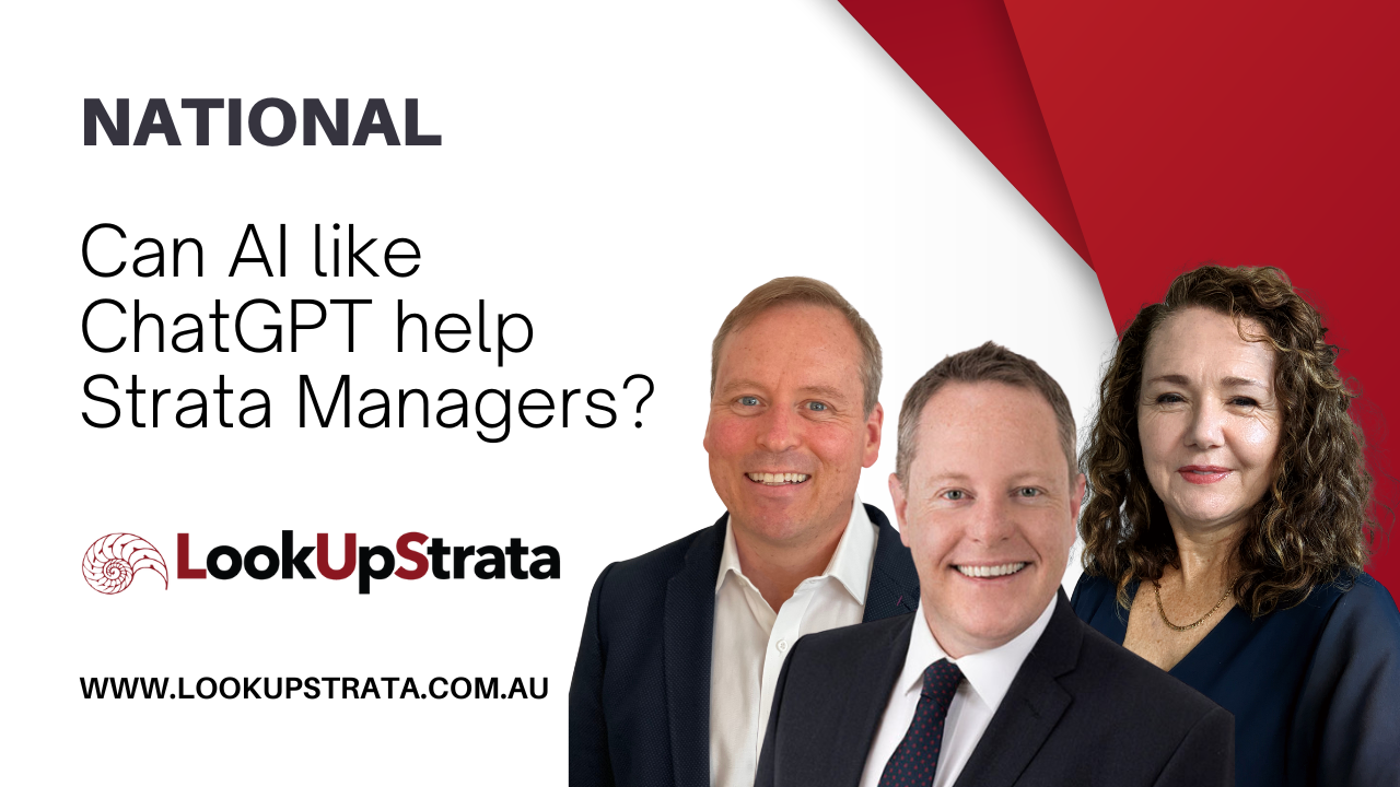 Today's national webinar: Can AI like ChatGPT help Strata Managers? Today's national webinar: Can AI like ChatGPT help Strata Managers?