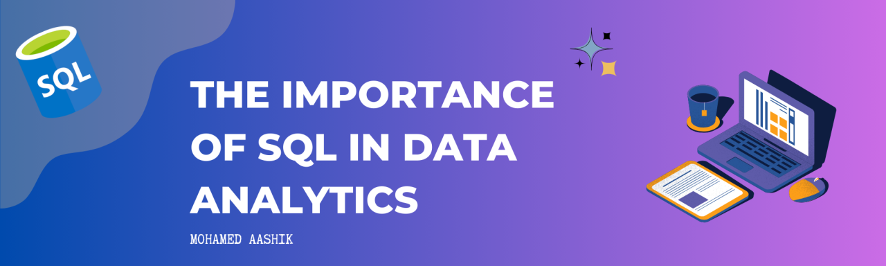 The Importance of SQL in Data Analytics The Importance of SQL in Data Analytics